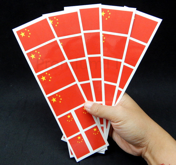 China Chinese Flag Stickers, Decals & Party Favors – Premium Temporary ...
